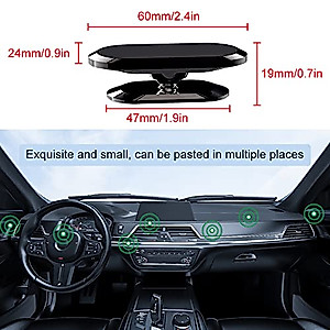TIQUS [3 Pack] Car Magnetic Phone Mount, Upgrade 8X Magnets Strong Magnet Cell Phone Holder,Dashboard 360° Rotation & Degrees View, for All Smartphone and Cellphone