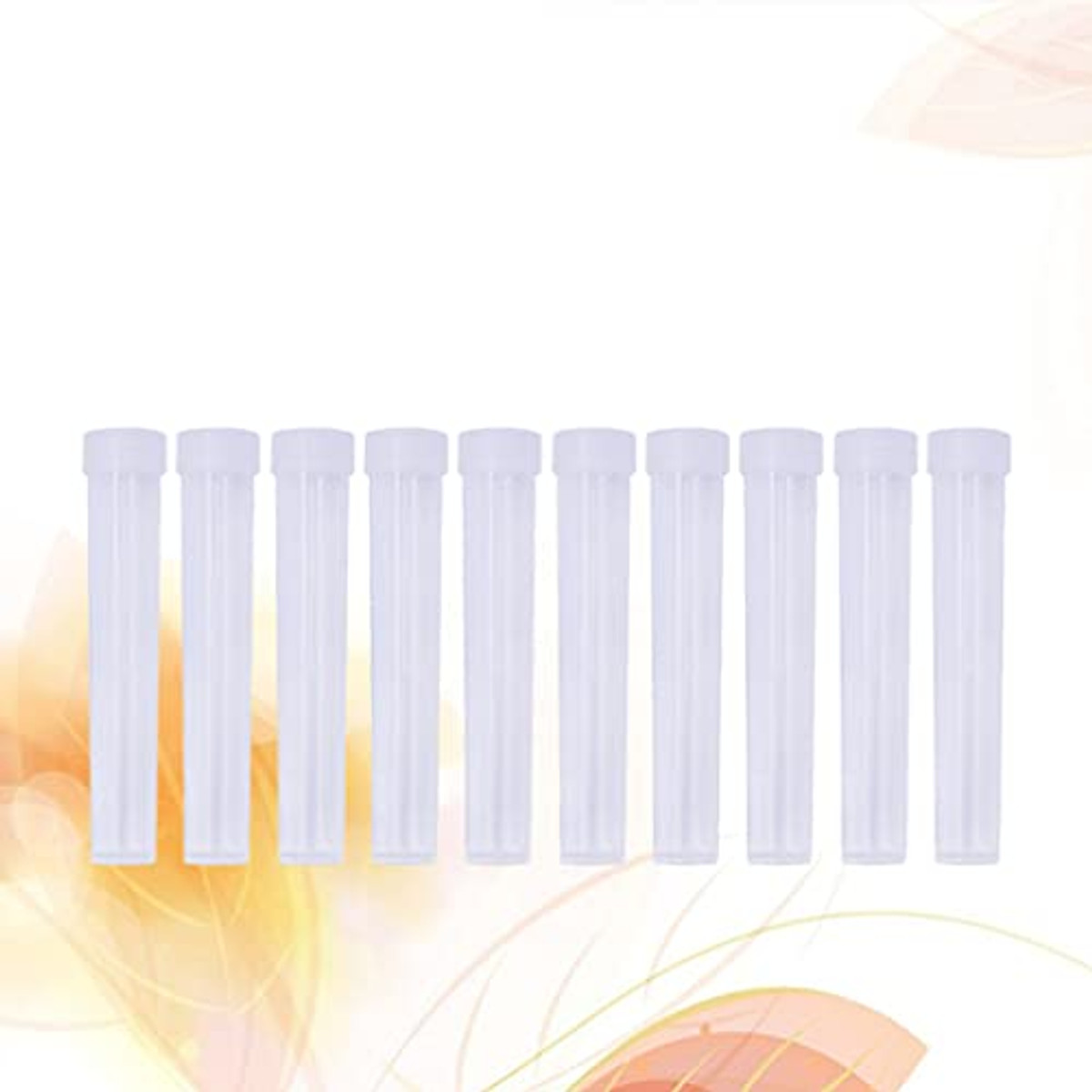 Embroidery Needle Tube Needle Tube Organizer Transparent Bottle Accessaries for Knitting Cross Embroidery Needle Accessories 10pcs ( 60 ) Plastic Needle Container