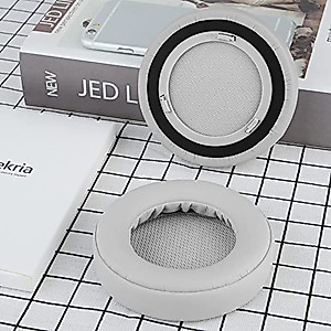 Geekria QuickFit Replacement Ear Pads for Corsair Virtuoso RGB, Virtuoso RGB Wireless SE, Virtuoso RGB Wireless XT Headphones Ear Cushions, Headset Earpads, Ear Cups Repair (Grey)