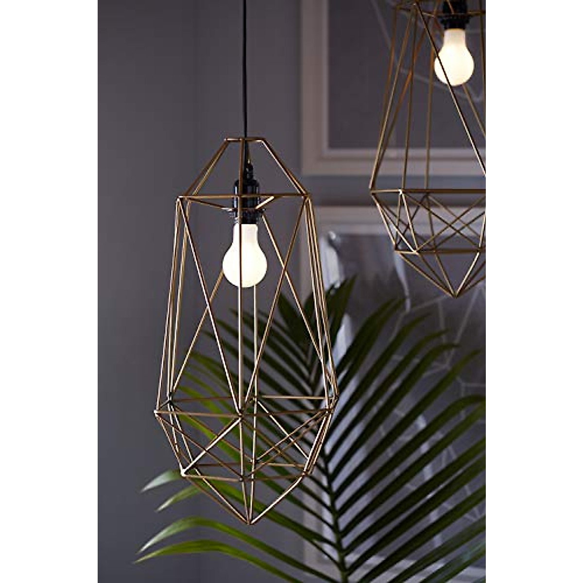 GE Lighting Reveal LED Light Bulbs, 9 Watt (60 Watt Equivalent) HD+ Light, Standard Bulb Shape, Medium Base, Dimmable (2 Pack), White