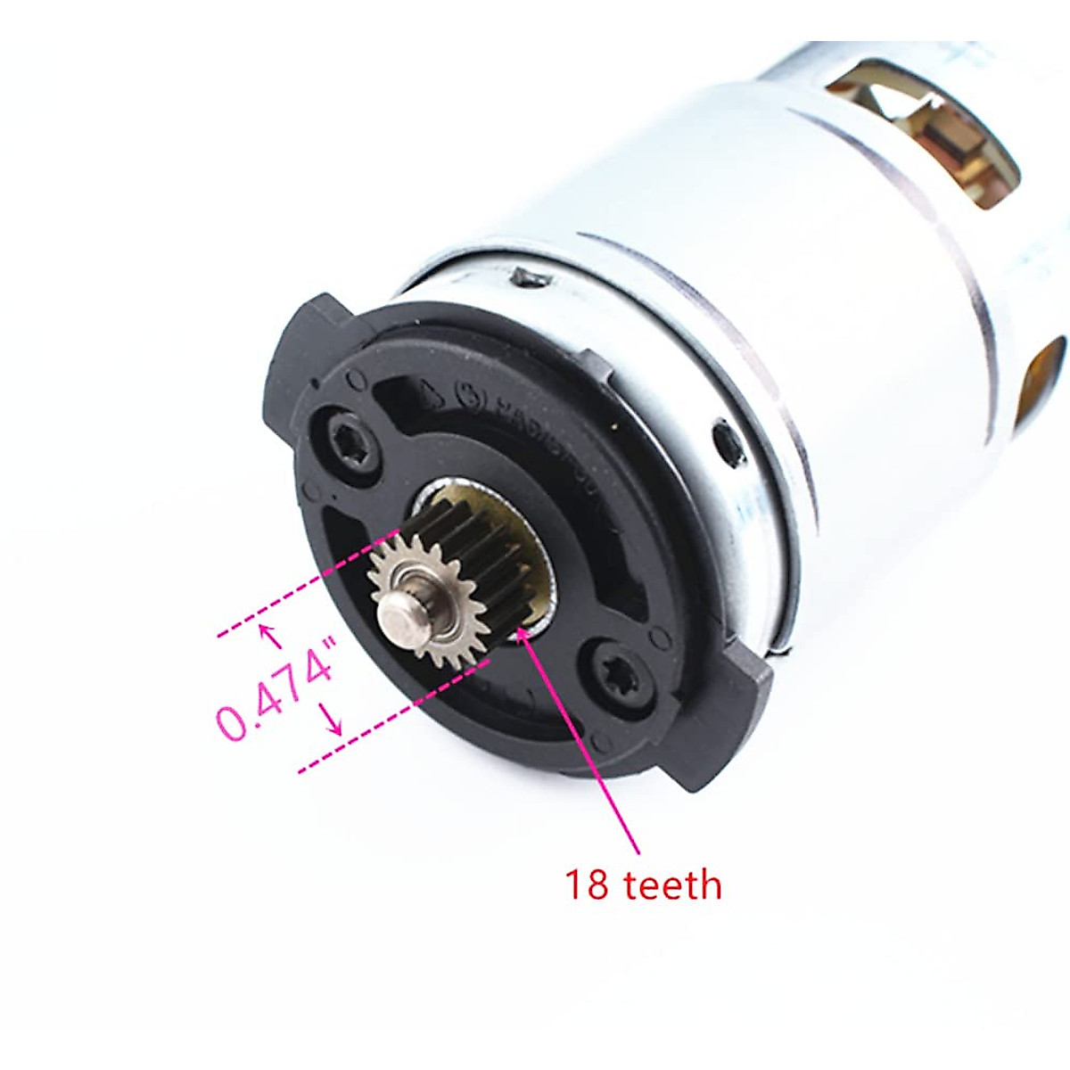 DC 18V 20V Motor N376649 18 teeth Replac for DeWALT DCD771 DCD771C2 DCD776 tool cordless drill screw driver