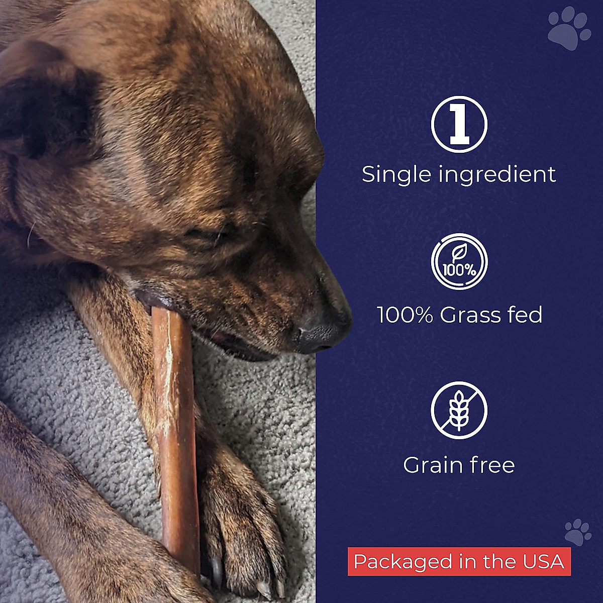 Devil Dog Pet Co. Braided Bully Sticks for Dogs – 12 Inch 3 Pack Chew Treats, 100% All Natural, Long Lasting & Rawhide Free Dog Chews – Premium Braided Bully Sticks for Large Dogs, Medium & Small Dogs