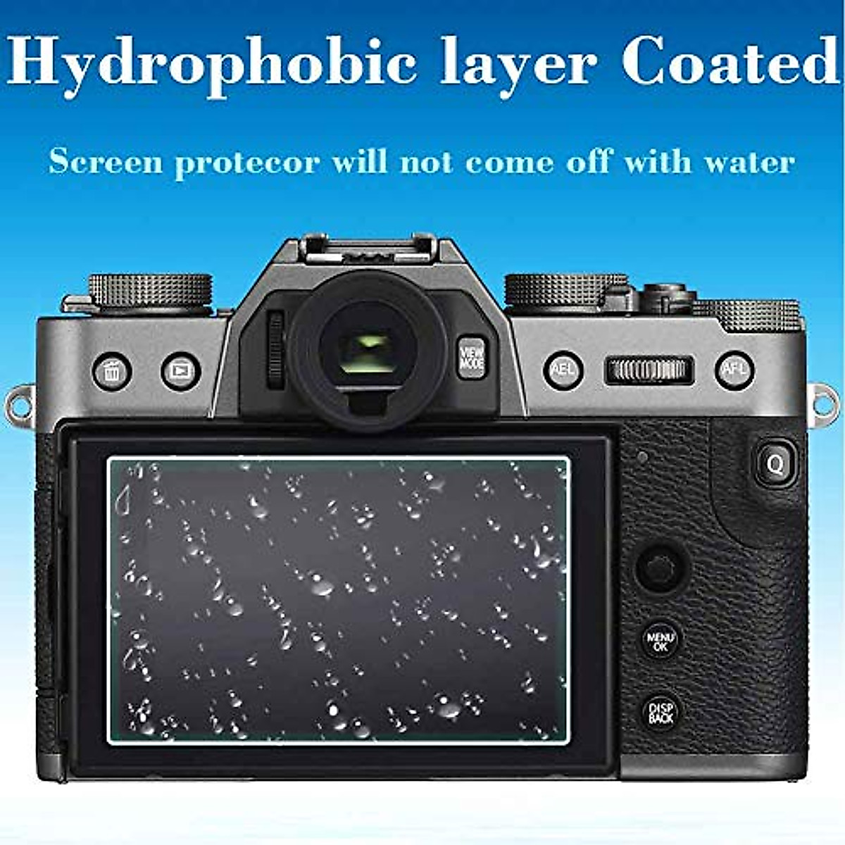 ULBTER X-S10 Screen Protector for Fujifilm X-T30 X-T20 X-T10 X-E3 Fuji X-S10 X-T30 XF10 X-T100 X-A1 X-A2 Digital Camera, 0.3mm 9H Hardness Tempered Glass Flim Anti-Scrach Anti-Fingerprint -3 Pack