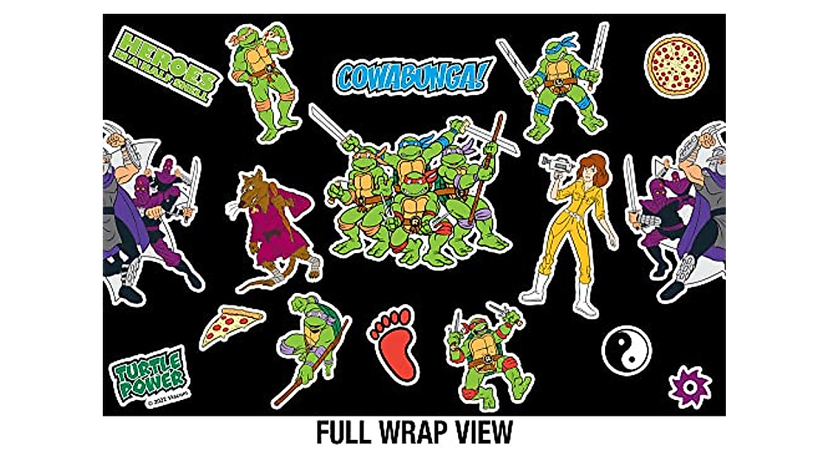 Official TMNT Water Bottle - 18 oz Insulated Turtles Collage
