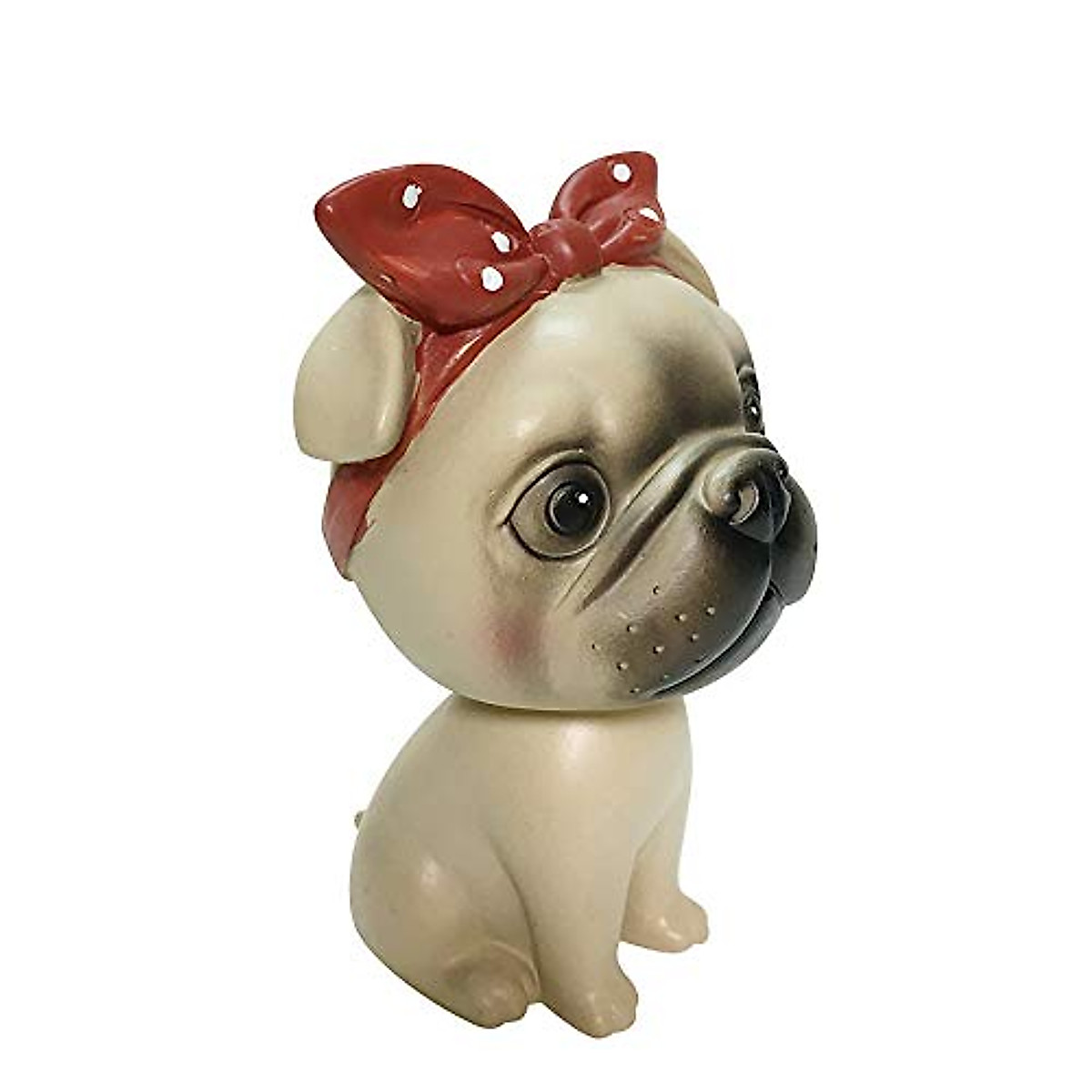 Bobbleheads Pug, Cute Car Dashboard Bobble Head Dog Decoration Funny Shaking Head Animal Puppy Decor