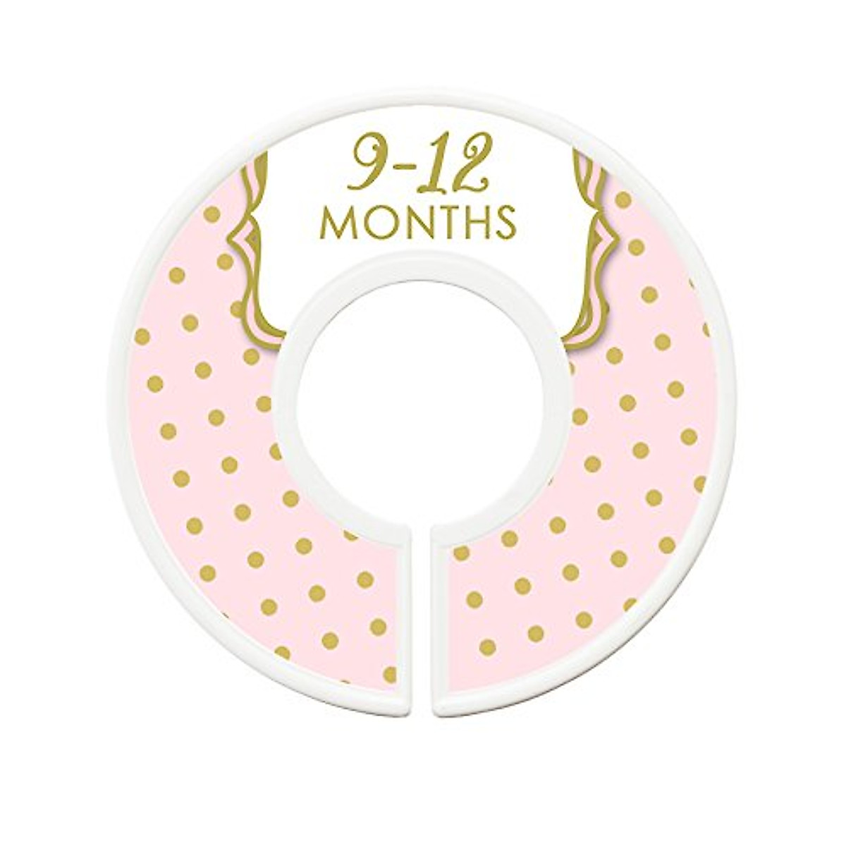 Modish Labels Baby Nursery Closet Dividers, Closet Organizers, Nursery Decor, Baby Girl, Pink, Gold, Confetti, Floral, Flowers