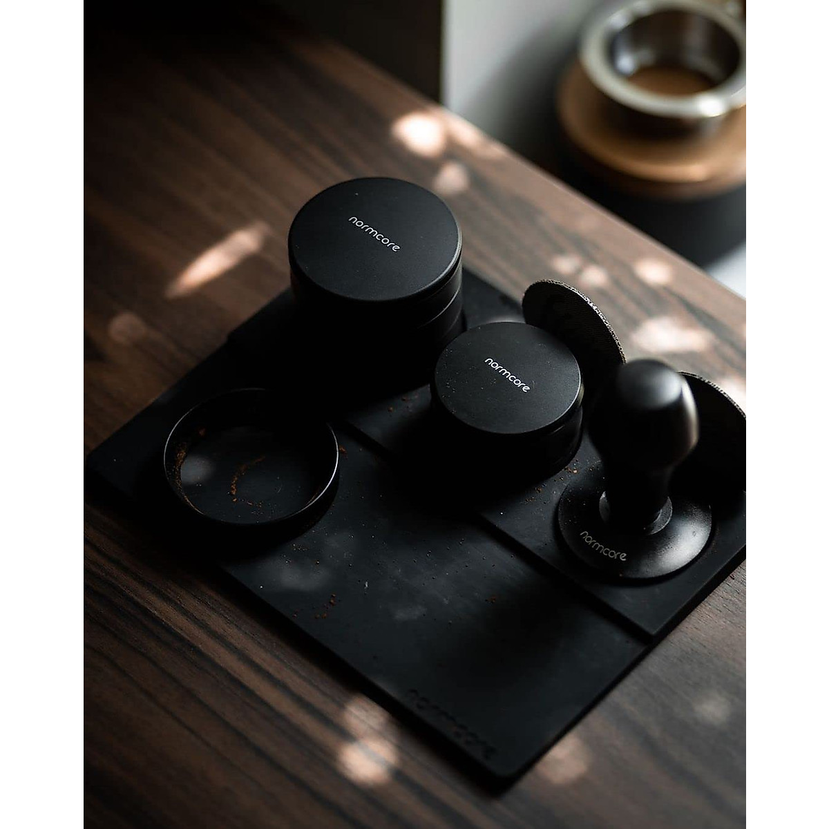 Normcore Espresso Tamping Station I Espresso Tamping Mat I Coffee Tamper Mat I Espresso Accessories Tool for Baristas I Food Grade Non-Slip Silicone I 9.5 Inch x 7.5 Inch