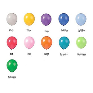 Beaumode 5 Inches Tiny Balloons Assorted Latex Rainbow Balloons 200pcs for DIY Balloon Garland Balloon Game Bridal Shower Bachelorette Birthday Party Centerpiece Decor