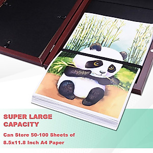 DORUIMI Kids Art Frame, 8.5x11 Kids Art Display Frames Front Opening, Kids Artwork Frames Changeable, Artwork Display Storage Frames A4 Picture for Children Art Projects Home Office Drawing Storage