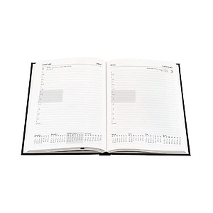 Collins Essentials Academic 2023-24 A5 Day to A Page Mid Year Diary Planner (Appointments) School, College or University Term Journal - July 2023 to July 2024 - Black - ESSA51M.99-2324