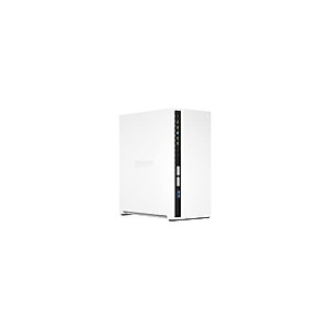 QNAP TS-233-US 2 Bay Affordable Desktop NAS with ARM Cortex-A55 Quad-core Processor and 2 GB DDR4 RAM (Diskless)