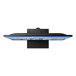 SAMSUNG FT45 Series 24-Inch FHD 1080p Computer Monitor, 75Hz, IPS Panel, HDMI, DisplayPort, USB Hub, Height Adjustable Stand, 3 Yr WRNTY (LF24T454FQNXGO),Black