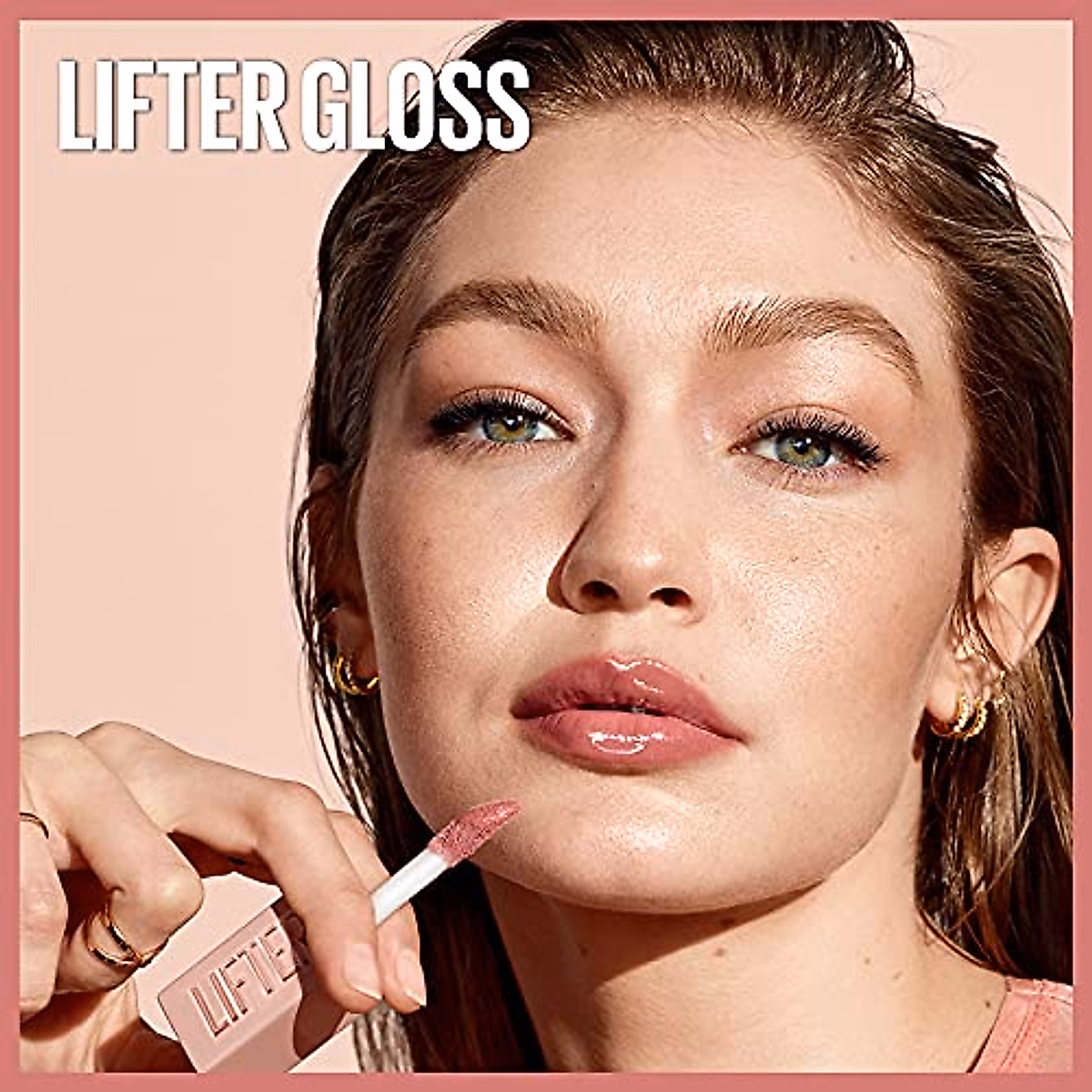 Maybelline Lifter Gloss, Hydrating Lip Gloss with Hyaluronic Acid, High Shine for Plumper Looking Lips, Pearl, Silver Pearl Clear, 0.18 Ounce