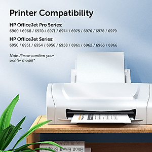 902XL Ink Cartridge Compatible Replacement for HP 902 XL High Yield Work with Officejet Pro 6978 6968 6970 6960 6962 6958 6954 6950 6951 Printers (Black, Cyan, Magenta, Yellow, 4 Combo Pack)