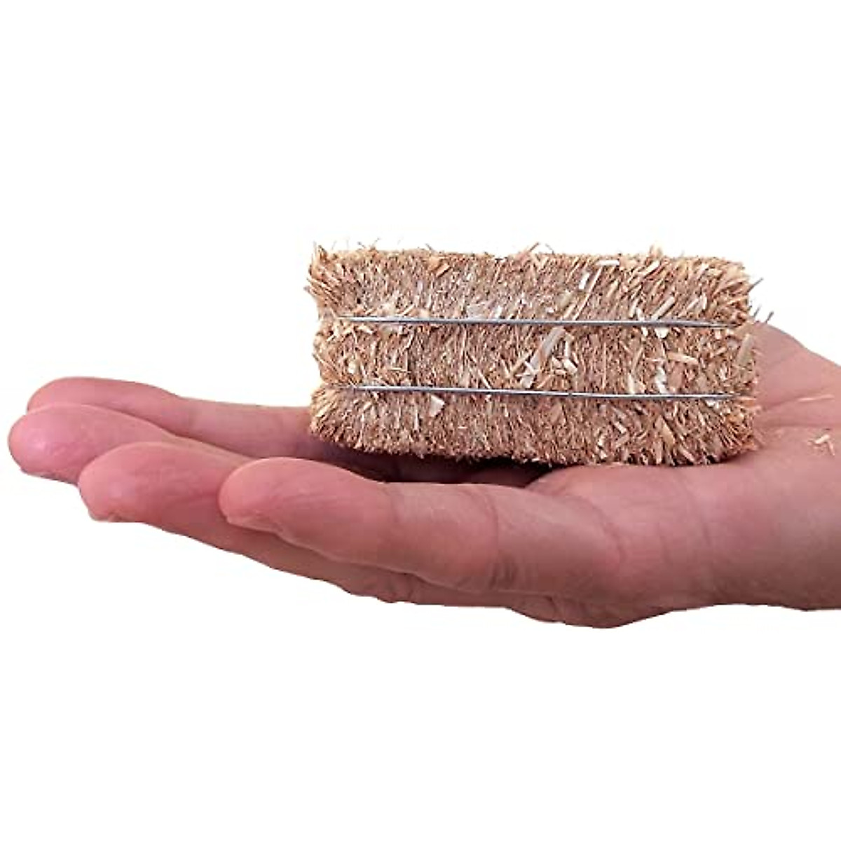 Meyer Imports Mini Hay Bales - Small - (Pack of 3) Small Decorative Hay – for Craft/Dollhouse/Farm/Halloween/Table Decoration - 2.5 x 1 Inches Each