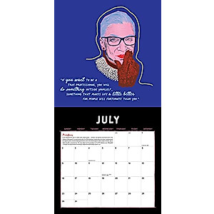 2023 The Legacy of Ruth Bader Ginsburg Wall Calendar: Her Words of Hope, Equality and Inspiration ― A yearlong tribute to the notorious RBG (12-Month Art Calendar)