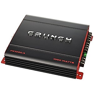 Crunch PX1000.4 Power Amplifier (Class Ab, 4 Channels, 1,000 Watts), 3.70in. x 12.60in. x 10.80in.
