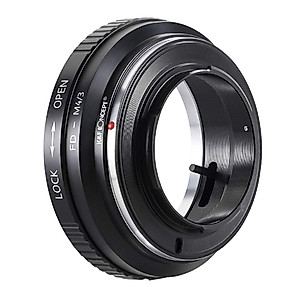 K&F Concept Lens Mount Adapter ring Compatible with Canon FD Lens to Micro Four Thirds M4/3 Olympus Pen and Panasonic Lumix Cameras