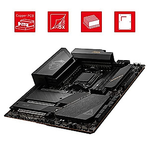 MSI MEG MEG X670E ACE Gaming Motherboard (AMD AM5, DDR5, PCIe 5.0, SATA 6Gb/s, M.2, USB 3.2 Gen 2, Wi-Fi 6E, HDMI/DP, EATX)