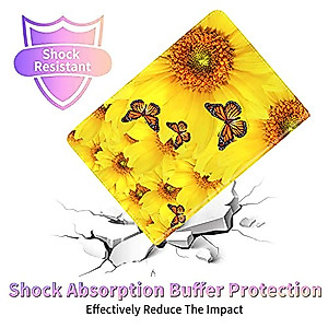 Case for New iPad Mini 6 2021 (6th Generation), Multi-Angle View Adjustable Stand Auto Wake/Slee for iPad Mini 6th Gen 8.3 Inch ,Sunflower Design