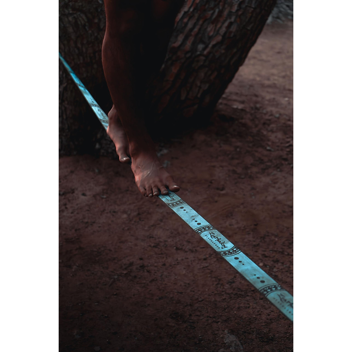 ZenMonkey Slackline Kit with Tree Protectors, Cloth Carry Bag and Instructions, 60 Foot - Easy Setup for the Family, Kids and Adults