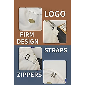 RRRWEI Vintage Casual Lightweight Canvas Backpack School Bag Travel Daypack Laptop Backpack ,Durable Rucksack,Travel Notebook Bag (green)