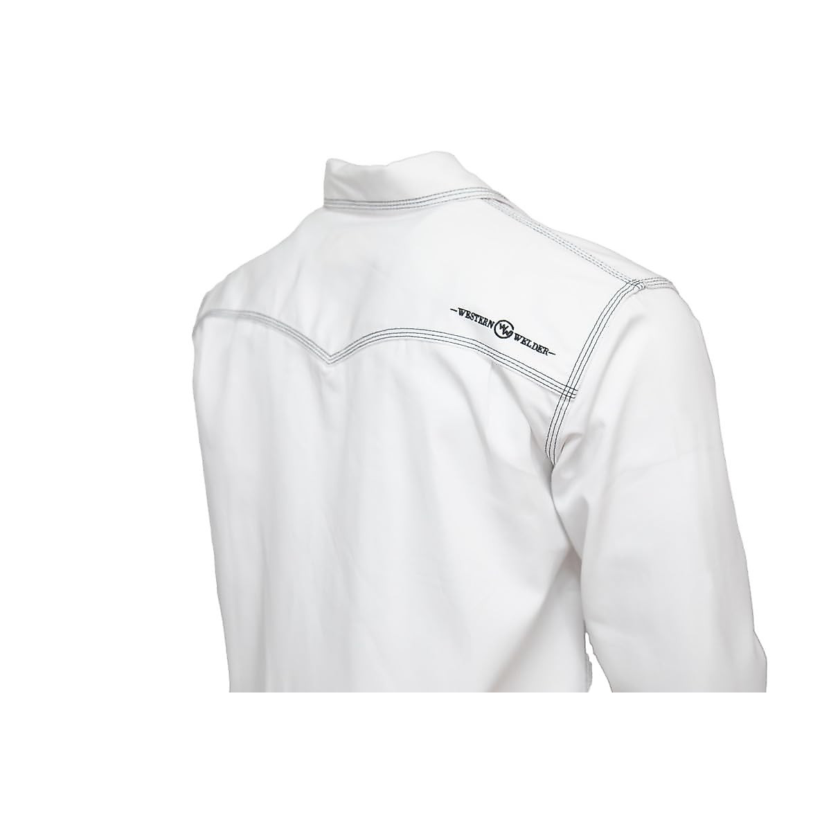 Western Welder Outfitting - Welding Shirt Western Style | Light Weight Tripled-Stitched Welding Shirts, Relaxed Fit, Non FR (XL, Black/Green)