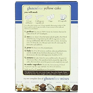 King Arthur, Mix Cake Yellow Gluten Free, 22 Ounce