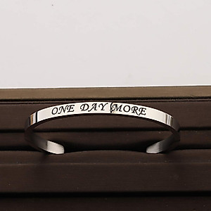 CENWA Musical Necklace Inspired Jewelry 24601 One Day More Musical Jewelry Gift for Theatre Lover (one day more cuff br S)