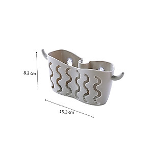 DOITOOL Sink Drain Rack Basket, Grey, Plastic, Polypropylene, 150