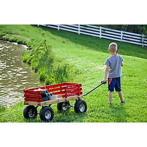 Berlin Flyer Sport Wagon - Model F410 - Amish Made in Ohio, USA - 10" No-Flat Tires (Purple)