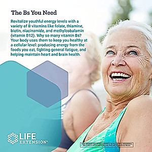 Life Extension Youthful Woman 40+ with B-Complex - Vitamin B Supplement for Women - Thiamine, Riboflavin, Niacin, Vitamin B6, Vitamin B12, Siberian Rhubarb + more - Gluten Free, Vegetarian - 30 Tablet