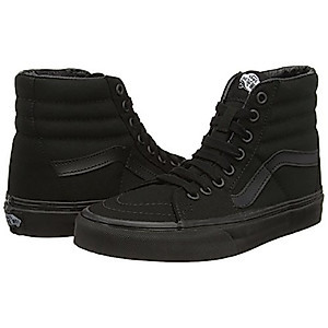 Vans Unisex SK8-Hi Canvas Black Sneaker - 11