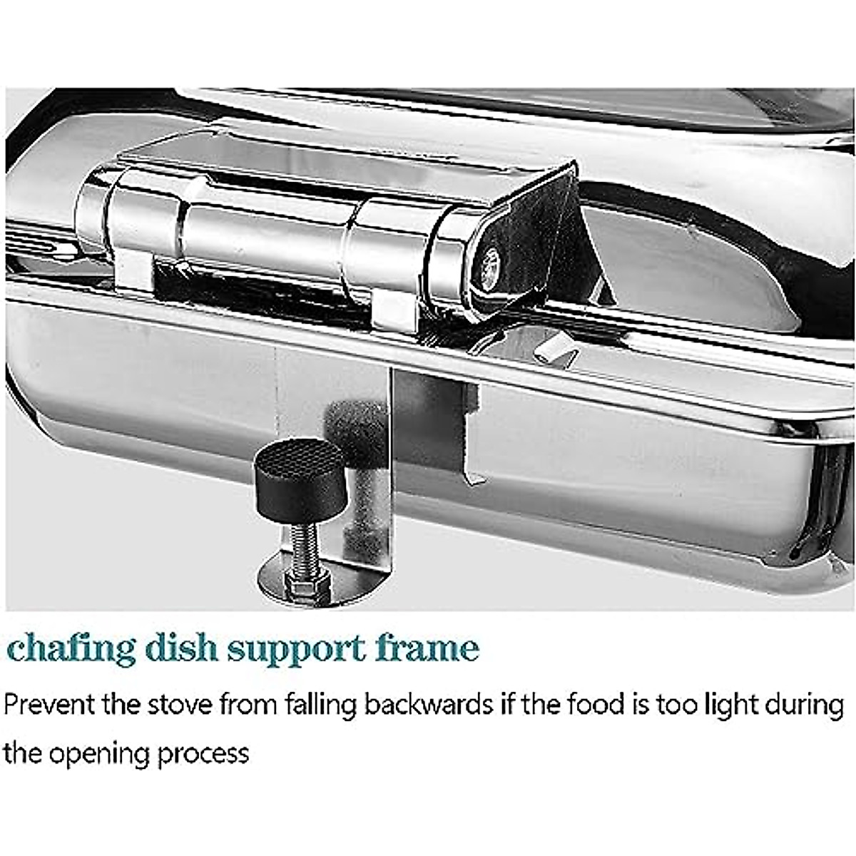 Chafing Dishes Chafing Dish Buffet Set, Food Warmers Server Warming Tray Round Rectangular Chafers, Stainless Steel Square Chafer, Round Food Warmer Chafing For Catering Warmer Chafer Set, Energy Effi