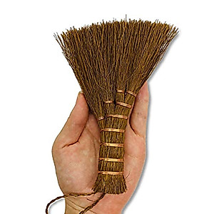 KAKURI Bonsai Broom Brush Large 6.3" Professional Gentle Big Broom, Japanese Bonsai Tool