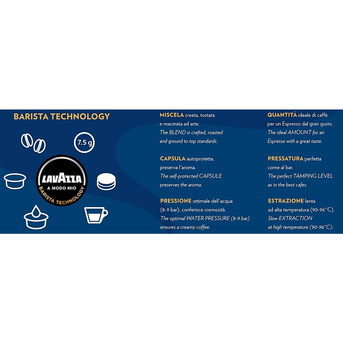 Lavazza A Modo Mio, Espresso Dek Cremoso, 2x16 capsules