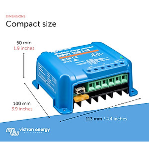 Victron Energy BlueSolar MPPT 100V 15 amp 12/24-Volt Solar Charge Controller