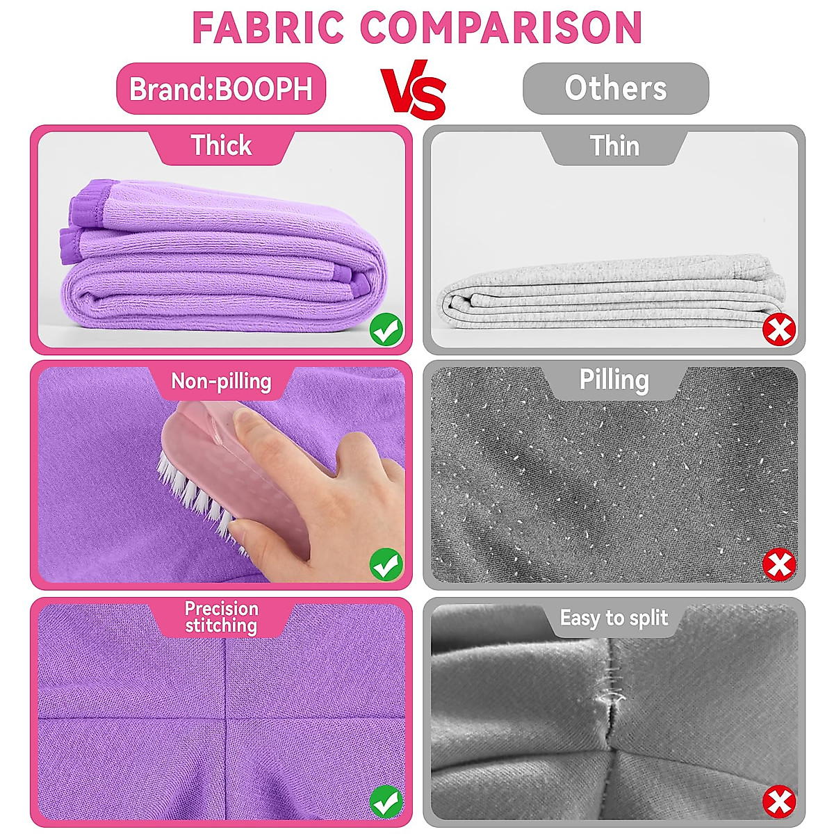 BOOPH Girls Winter Leggings Fleece Lined Kids Basic Pants for 7-8 Years Dark Gray