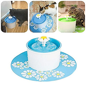 ZZK 1.6L cat (Dog) pet Drinking Fountains Automatic Beverage Dispenser Electric Water Dispenser Filters Watering Pets,G