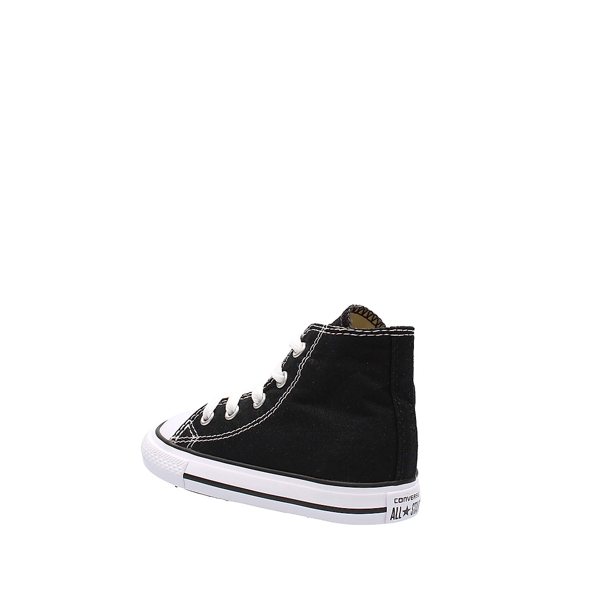 Converse Chuck Taylor All Star High Top Shoe, Black, 4 Infant (0 - 12 Months)