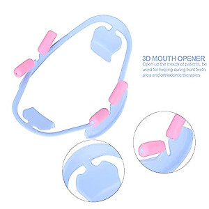 3D Mouth Opener, Dental Cheek Retractor, 2 Sizes 3D Mouth Opener Dental Intraoral Cheek Retractor Oral Teeth Dentist Tools (Blue)