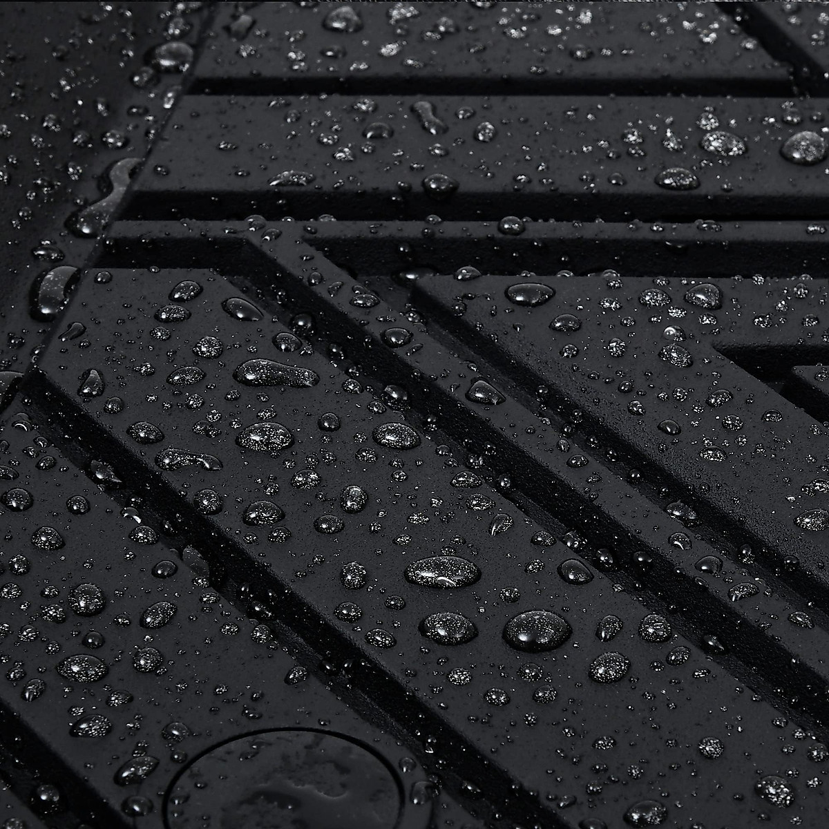 AUTOSAVER88 Floor Mats Compatible for 2018-2023 Toyota Tacoma Double Cab, Custom Fit TPE All Weather Car Liners, 1st & 2nd Row Floor Liners, Black