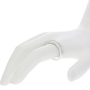 VIR JEWELS 1/2 carat (ctw) Diamond Wedding Anniversary Band for Women, Half Eternity Princess Cut Square Diamond Engagement Ring 14K White Gold 7 Stones Channel Set 0.50 cttw, Size 5.5