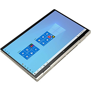 HP 2020 Envy x360 2-in-1 13.3" FHD IPS Touchscreen Laptop Intel Evo Platform 11th Gen Core i7-1165G7 8GB Memory 1024GB SSD Pale Gold - Backlit Keyboard -Fingerprint Reader -Thunderbolt - WiFi 6