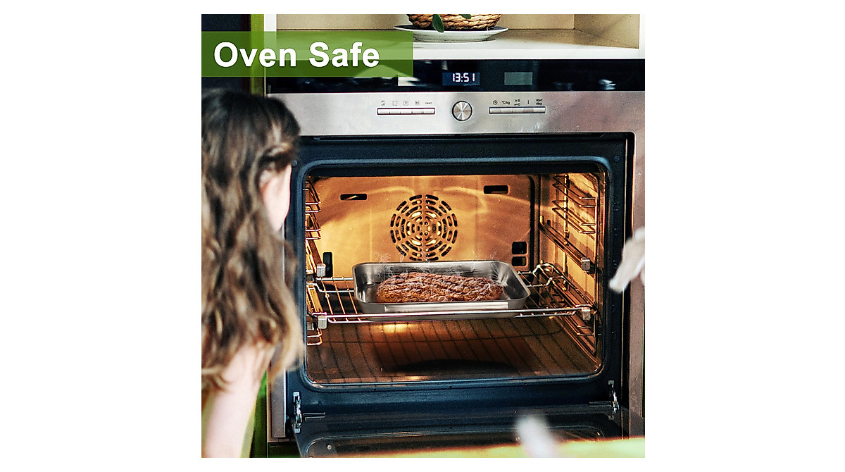 HULISEN Large Breading Trays Set - Easy Dredging & Marinating