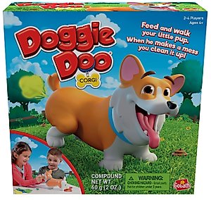 Doggie Doo Corgi Game - Unpredictable Action - Feed The Doggie and Collect His Doo to Win by Goliath, Multi Color