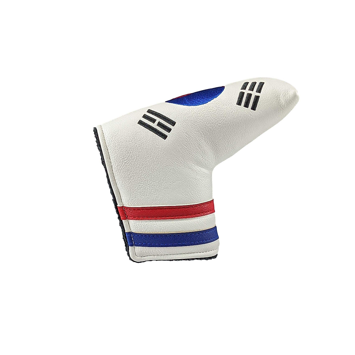 Foretra - Limited Edition Korea Flag Golf Putter Headcover Quality PU Leather Magnetic Closure for Blade Style Putters