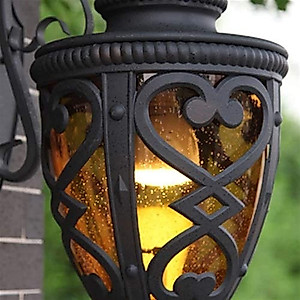 Zziyj Aluminum Lights Glass Shade Corridor Aisle Night IP55 American Outdoor Waterproof Wall Lamp Garden Light Home Terrace