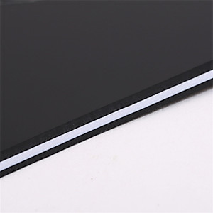 Musiclily 8 Hole Humbucker Tele Pickguard HH Scratch Plate for Fender American/Mexican Standard Telecaster Modern Style Electric Guitar, 3 Ply Black