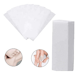 100PCS Non-woven Body Facial Hair Removal Wax Strips Hair Remove Professional Paper Depilatory Paper Salon Beauty Tool For Leg Arm Body